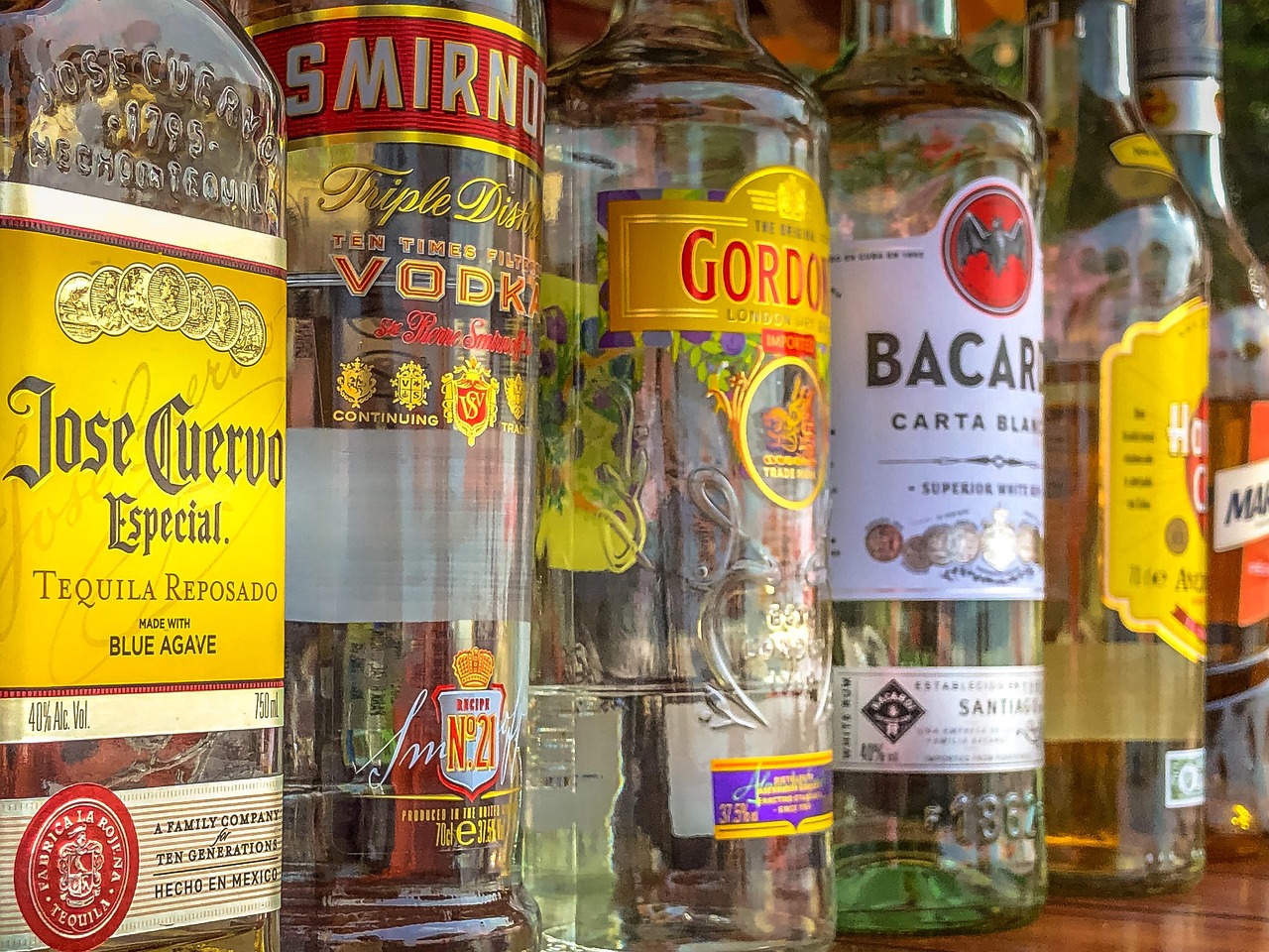 Tequila, Vodka & Rum
